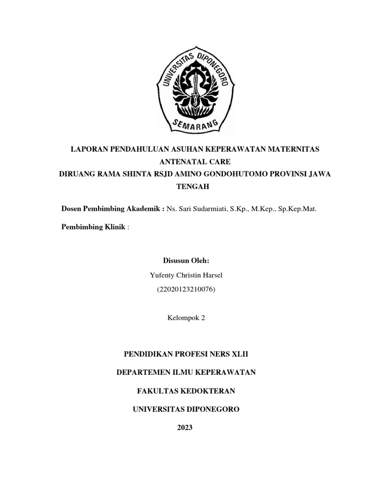 LP MATERNITAS - Yufenty Christin Harsel | PDF