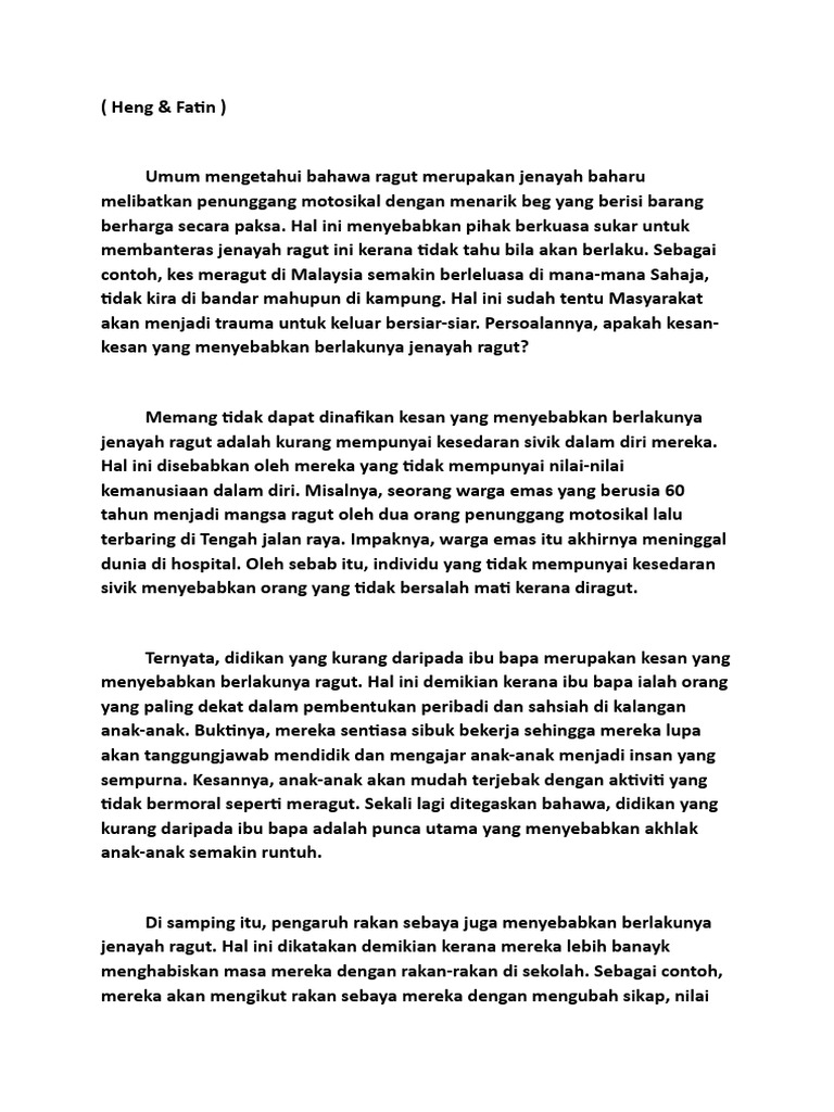 Kes Ragut | PDF