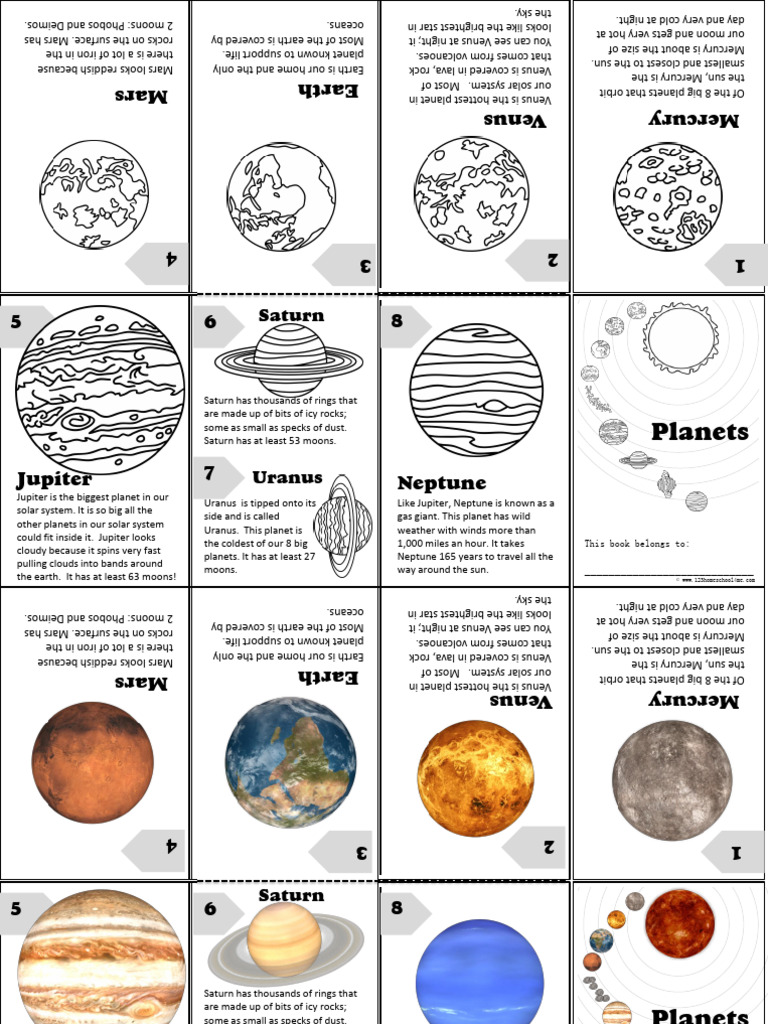 MIni Book Planets Solr System | PDF | Planets | Solar System