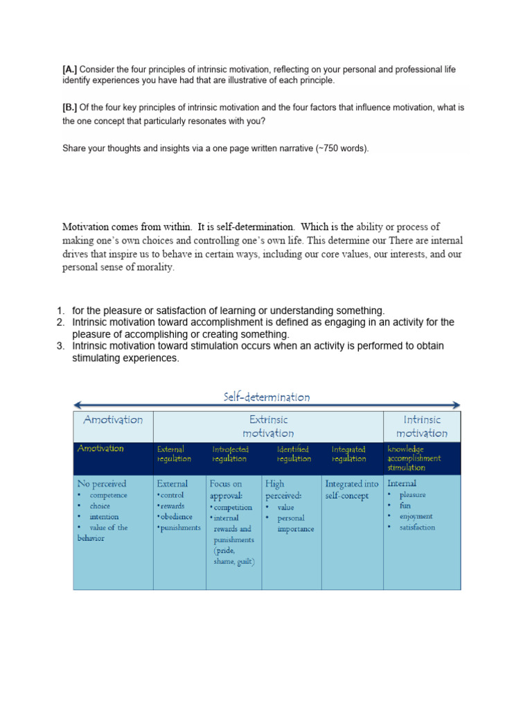 Intrinsic | PDF | Motivation | Motivational