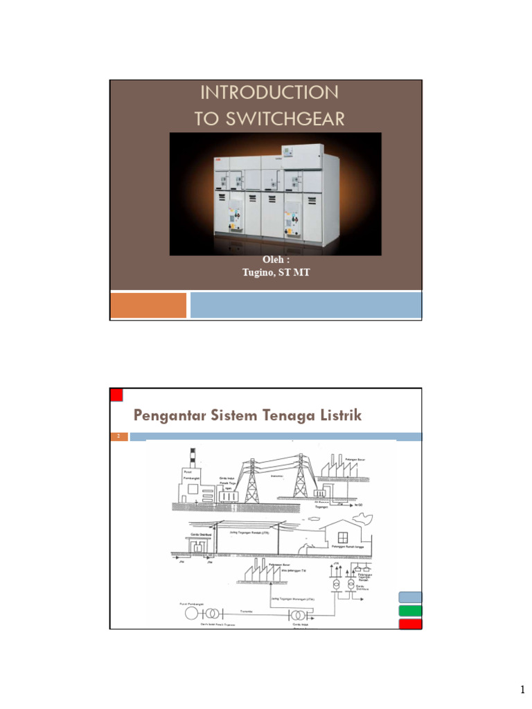 1 Introduction To Switchgear | PDF