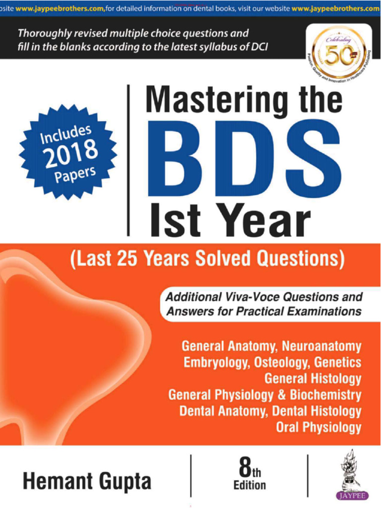 Mastering The BDS Ist Year | PDF | Anatomy | Human Head And Neck