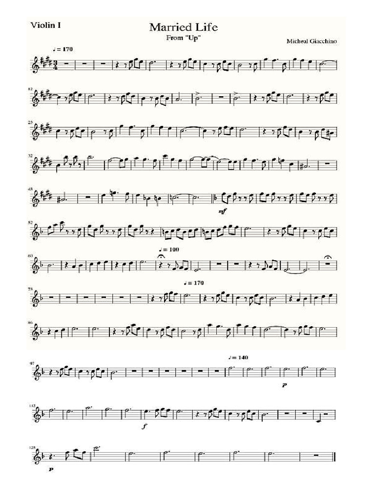 Up - Violin Solo | PDF
