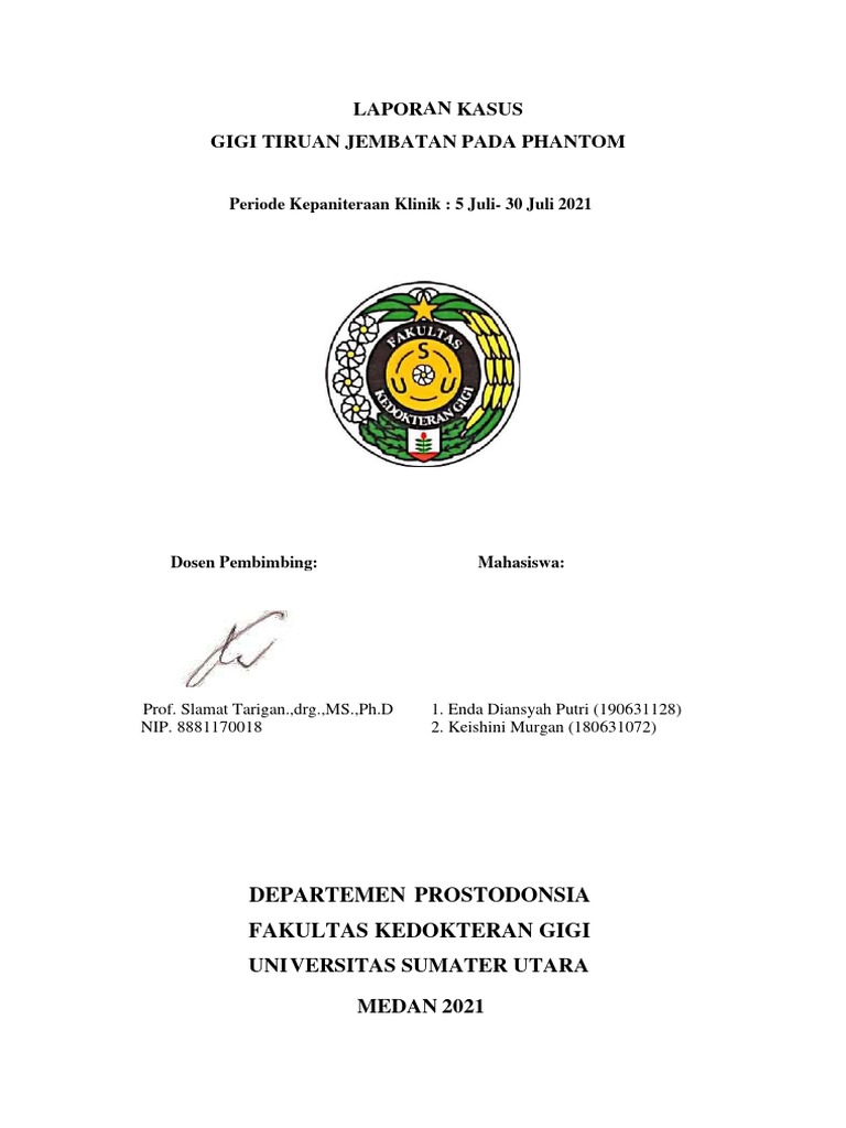 LAPORAN KASUS-GTJ-Enda Dan Keishini-ST - Compressed | PDF