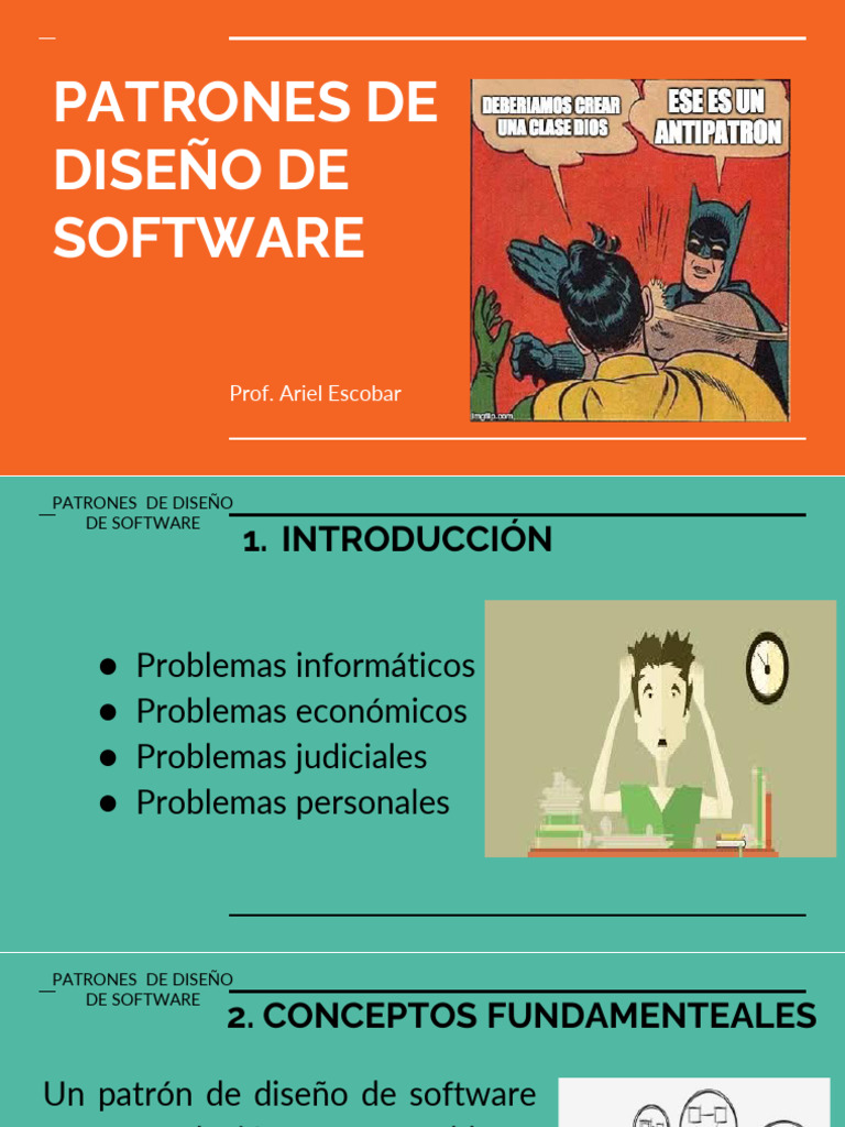 Tema 6 Patrones de Diseño de Software (2) | PDF | Patrón de diseño de ... Tema 6 Patrones de Diseño de Software (2) | PDF | Patrón de diseño de ...