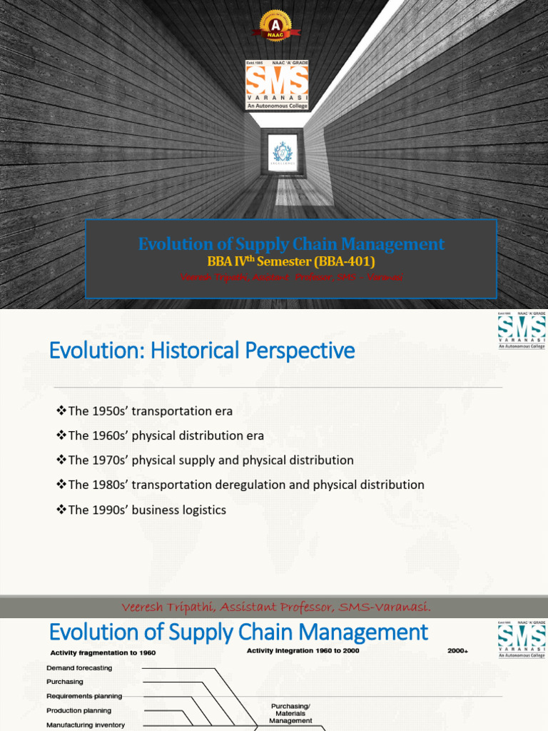 Evolution of SCM | PDF | Supply Chain | Supply Chain Management