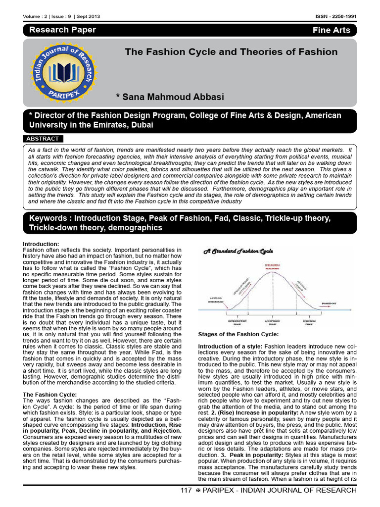 Fashion Cycle & Demographics | PDF | Fashion | Clothing