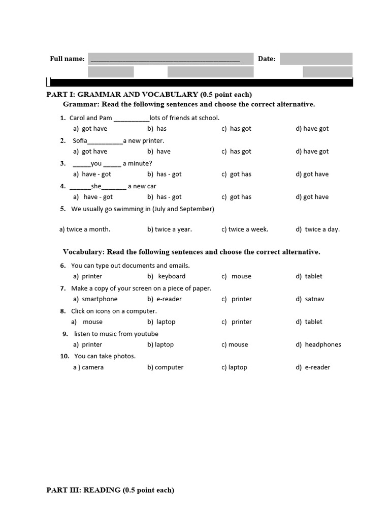 A. Final Exam | PDF | Tablet Computer | Consumer Electronics