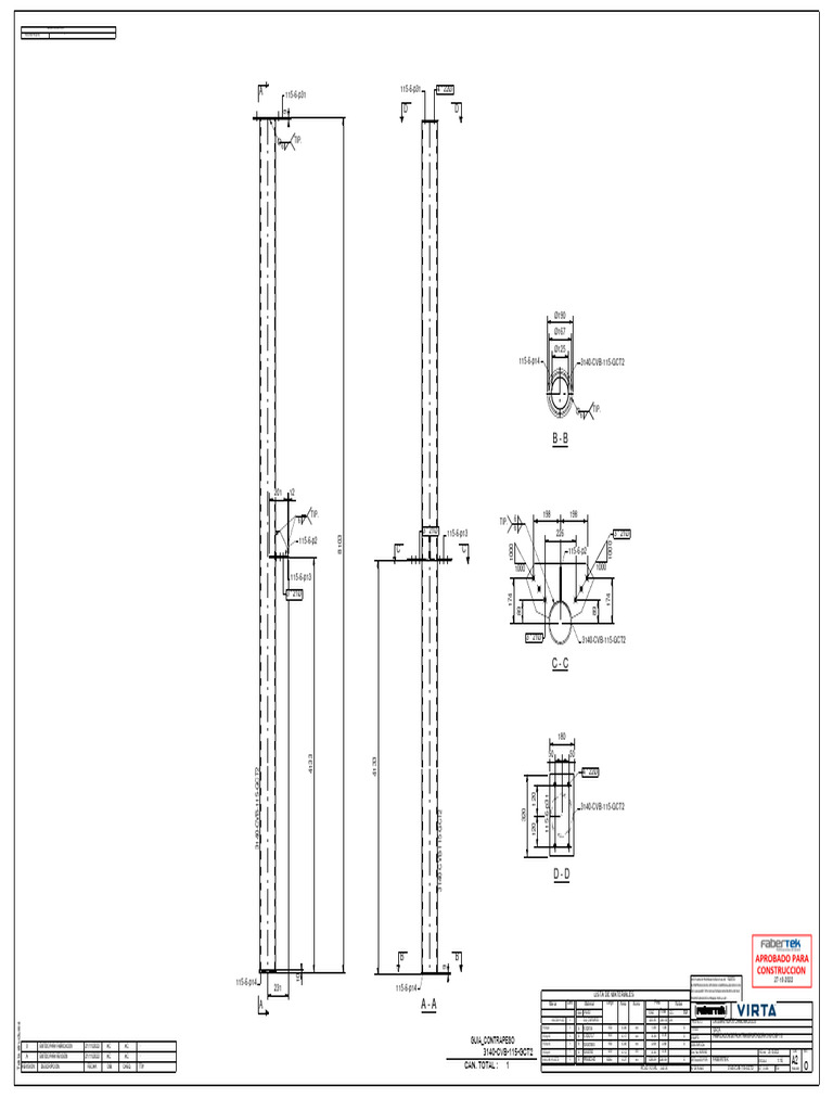 3140-CVB-115-GCT2 - GUIA - CONTRAPES - Rev 0 | PDF