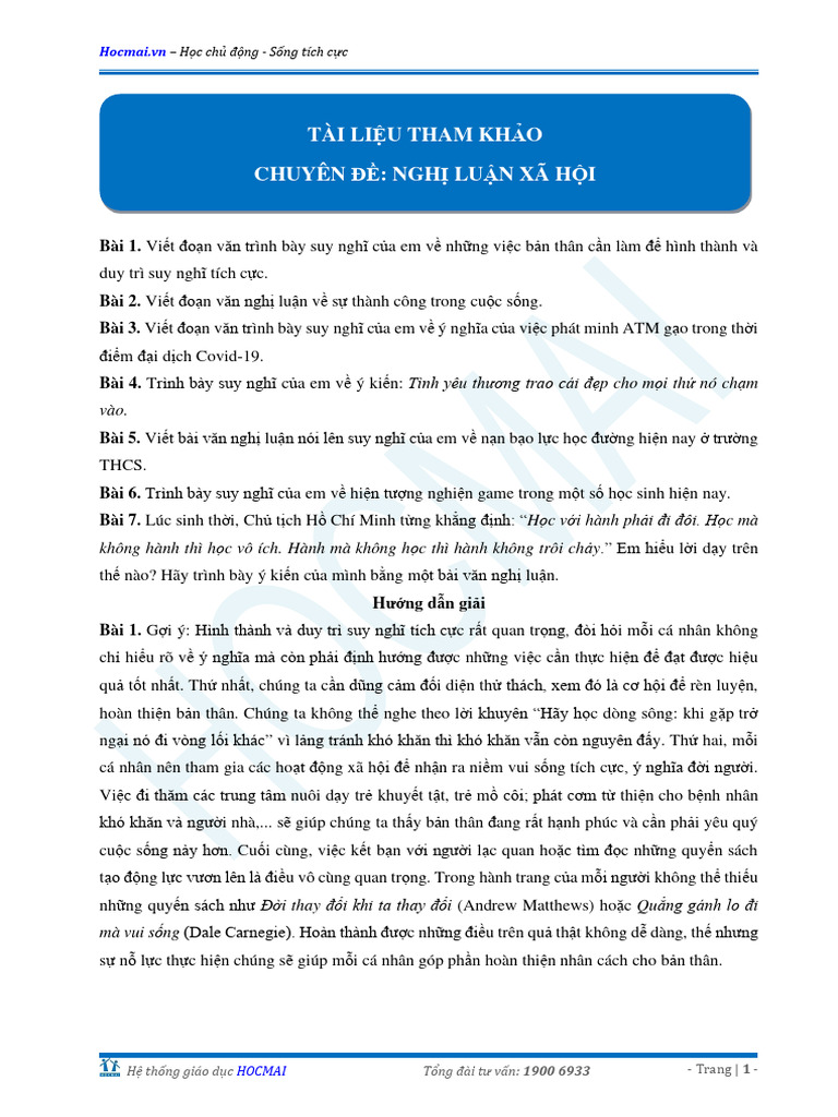 TLTK Nghi Luan Xa Hoi | PDF