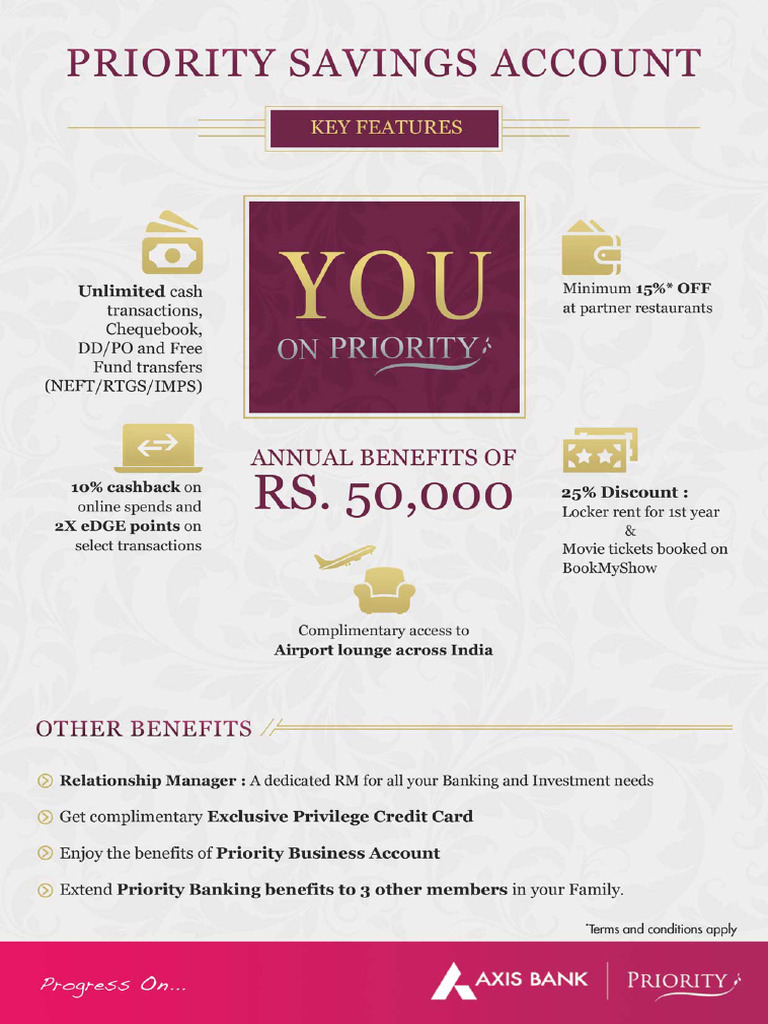 Axis - Priority Account Leafle | PDF