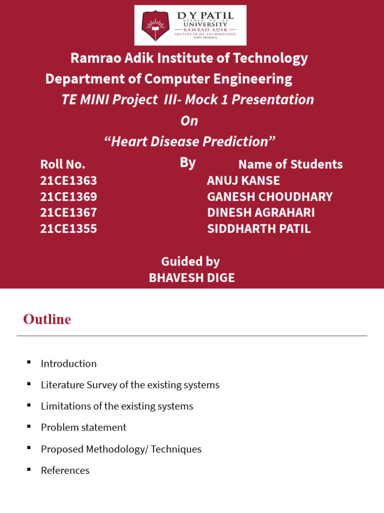 TE-MiniProject Mock 2 Presentation | PDF | Logistic Regression | Support Vector Machine