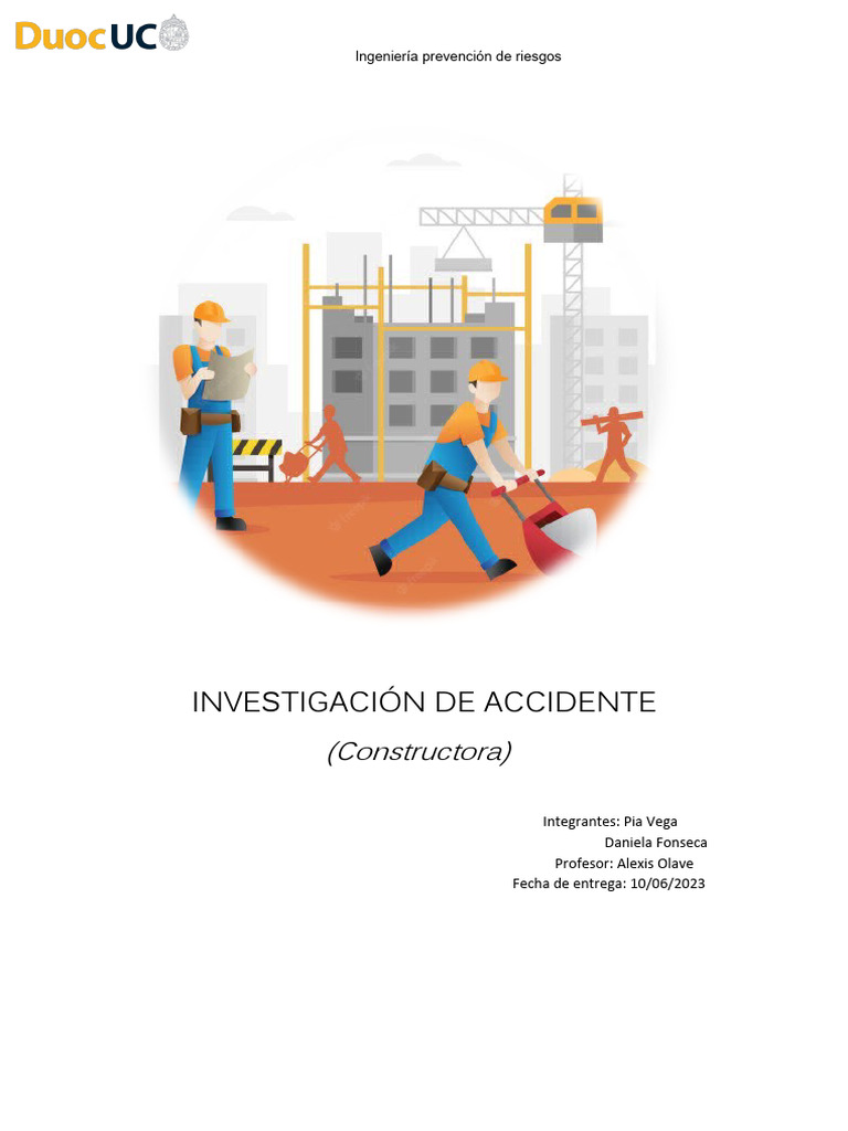 Investigacion de Accidente | PDF
