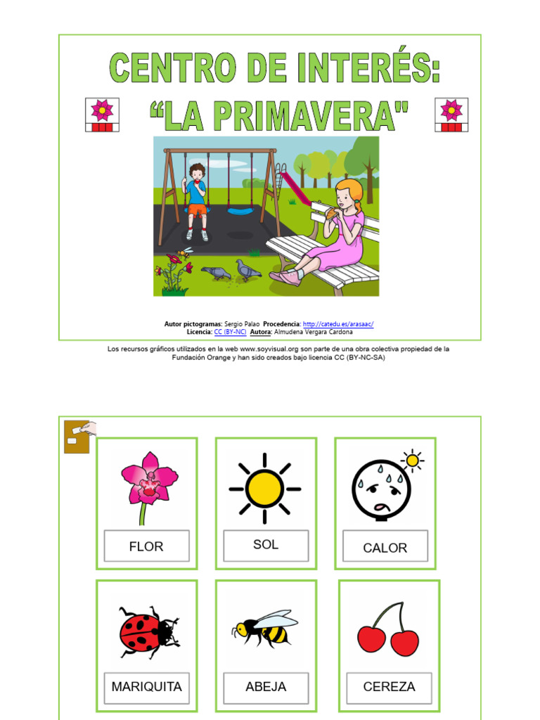 Centro de Interes Primavera | PDF