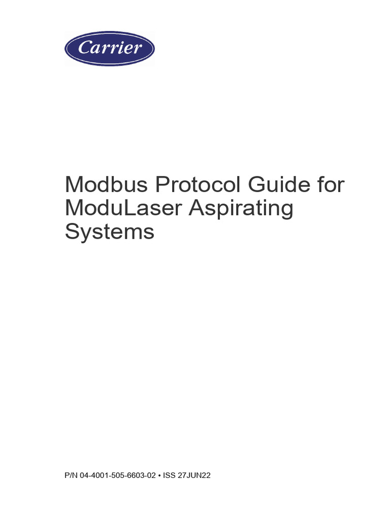 04-4001-505-6603-02 Modbus Protocol Guide For Modulaser en | PDF | Detector (Radio) | Computer ...