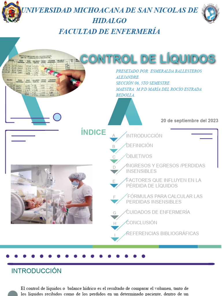 CONTROL DE LÍQUIDOS | PDF | Sodio | Termorregulación