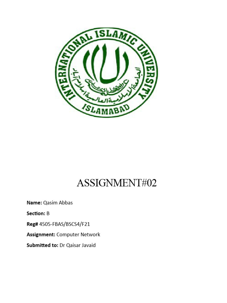 Assignment#02 | PDF | Mac Os | Operating System