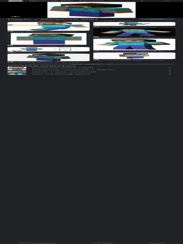 Minecraft Steve - Google Search | PDF