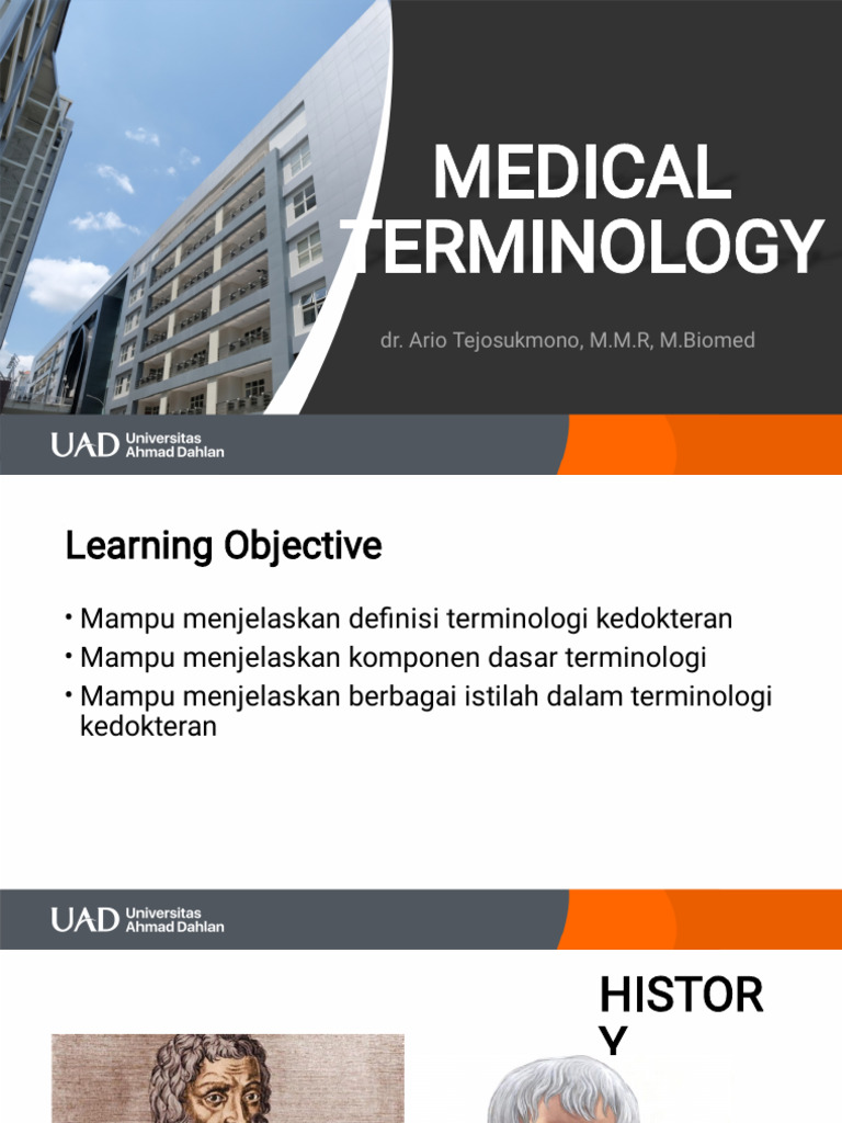 DR - Tejo Blok1.1 Medical Terminology | PDF