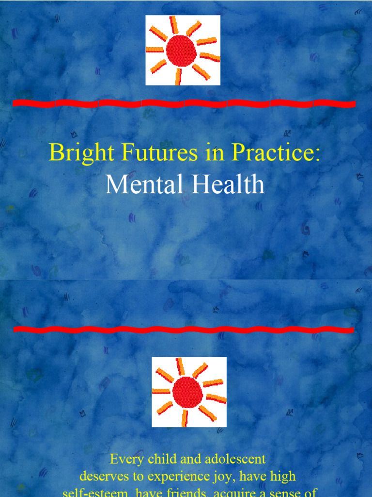 Bright Futures in Practice:: Mental Health | PDF | Mental Disorder ...