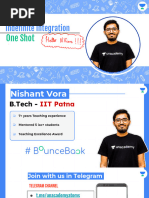 Indefinite Integration Formula Sheet JEE-2 | PDF