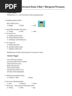 Soal PKN Bab 2 Kelas 2 | PDF