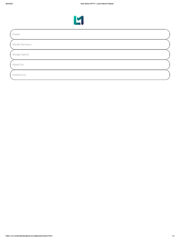 Solid Optics MFT-3 - Local Makers Projects | PDF