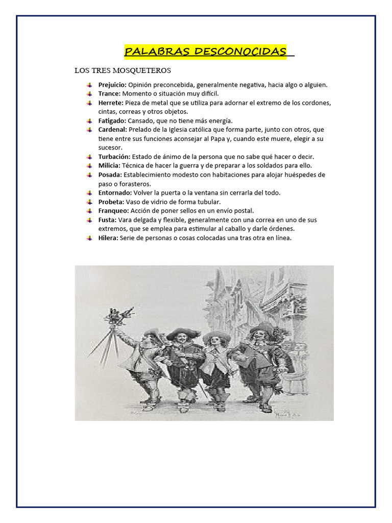 Palabras Desconocidas | PDF