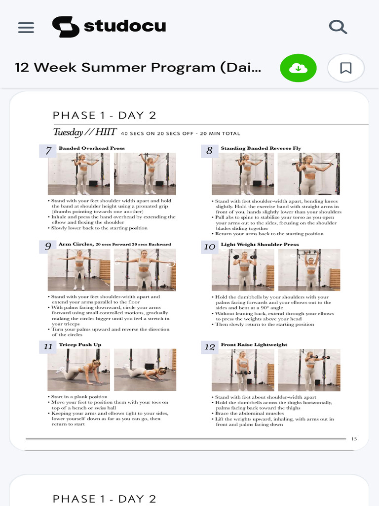 12 Week Summer Program (Daisy Keech) (Z-Lib - 12 Week Program SUMMER ...