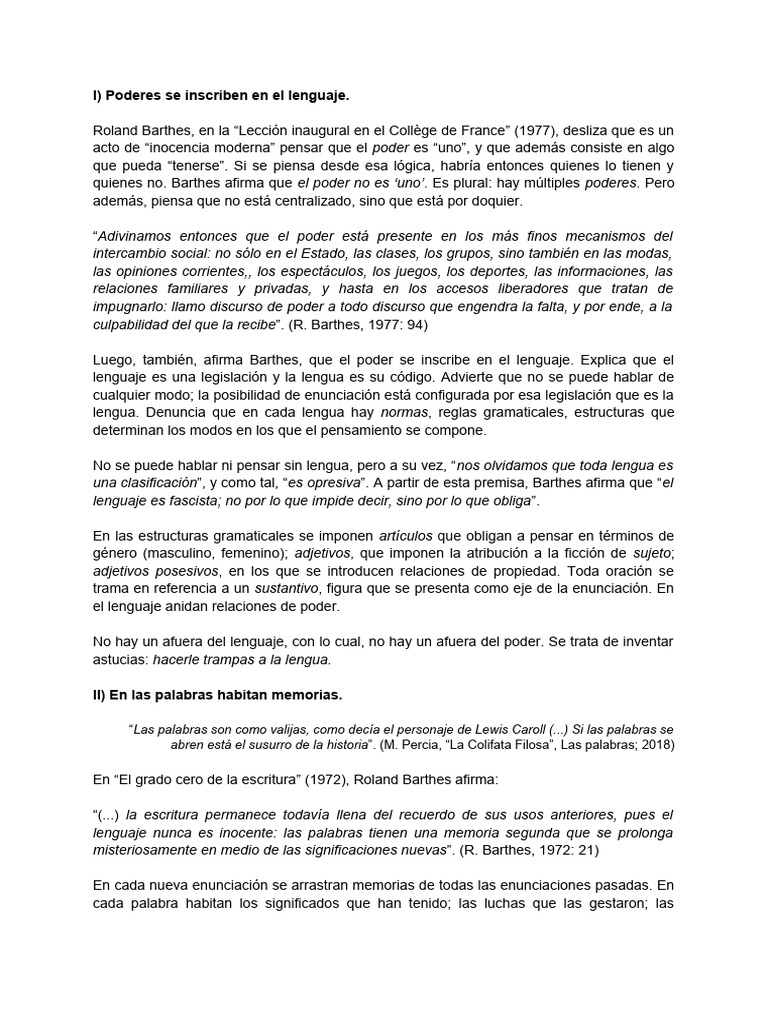 Lenguaje y Poder | PDF | Palabra | Lingüística