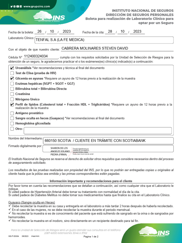 Boleta Exámen de Laboratorio CABRERA MOLINARES STEVEN DAVID | PDF ...