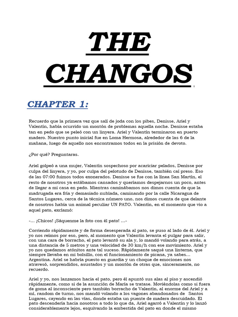 The Changos | PDF | Relámpago