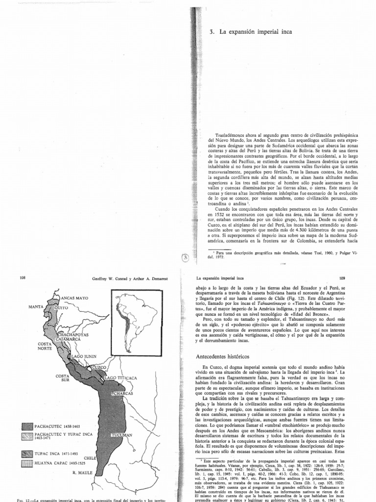 4 - Conrad y Demarest - 3 La Expansión Imperial Inca | PDF | Imperio ...