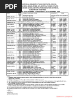 NCE Assessment 2023 Timetable | PDF