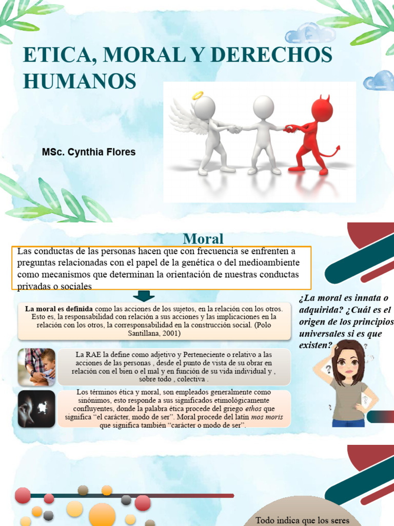 Unidad 1 Tema 2 Moral | PDF | Moralidad