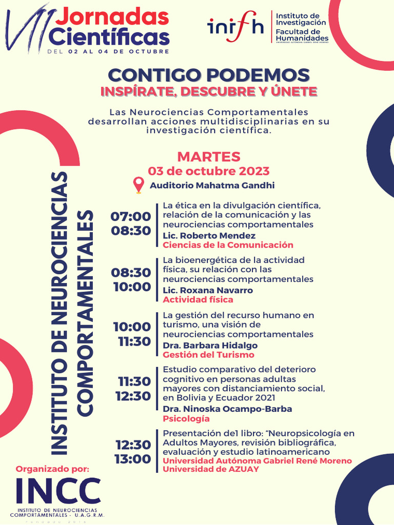 INCC Jornada Facultativa | PDF | Sicología | Neurociencia