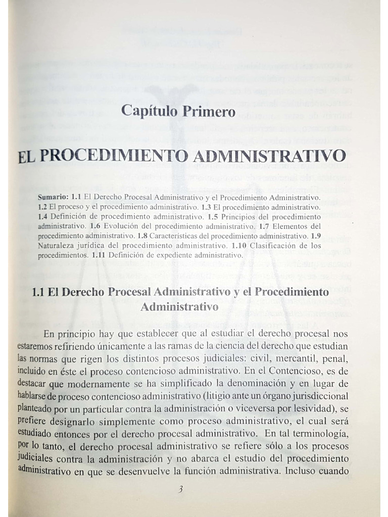 El Procedimiento Administrativo. | PDF