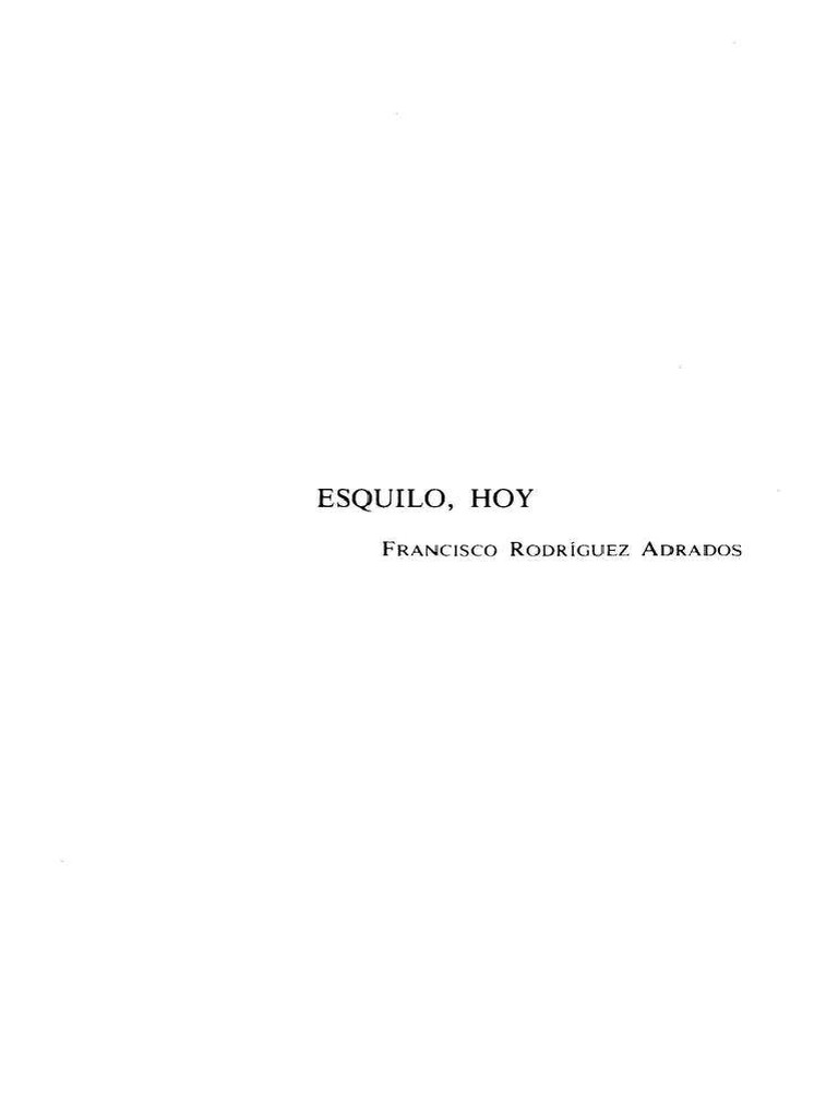Aportaciones de Esquilo a la Tragedia | PDF | Esquilo | Tragedia