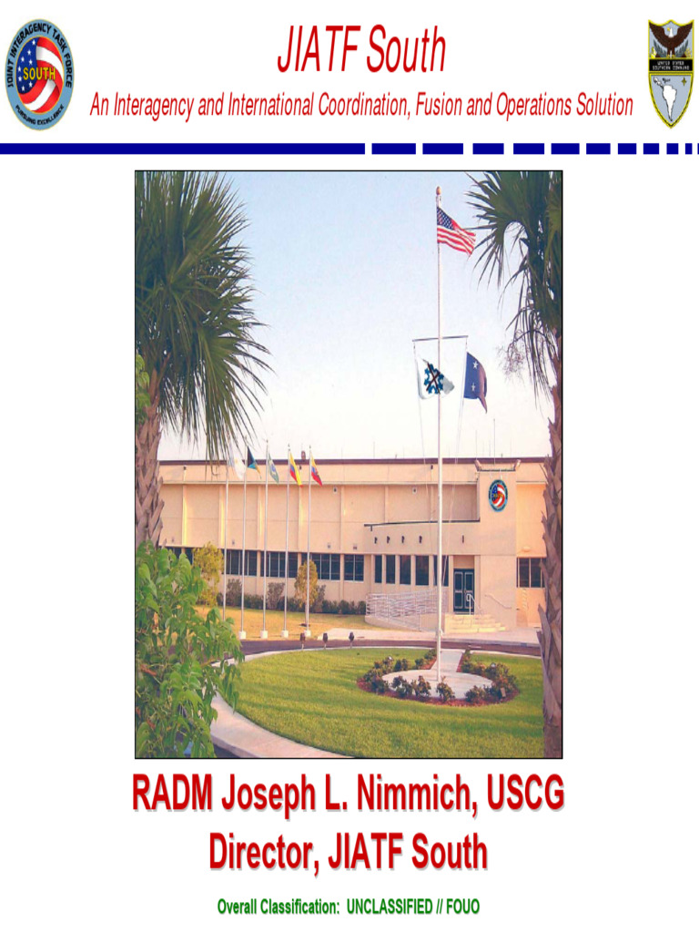 07 Lunch Nimmich JIATFS DHS Brief 28AUG08 | Download Free PDF | United ...
