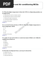 HVAC Questions and Answers Guide | PDF | Air Conditioning | Heat Exchanger