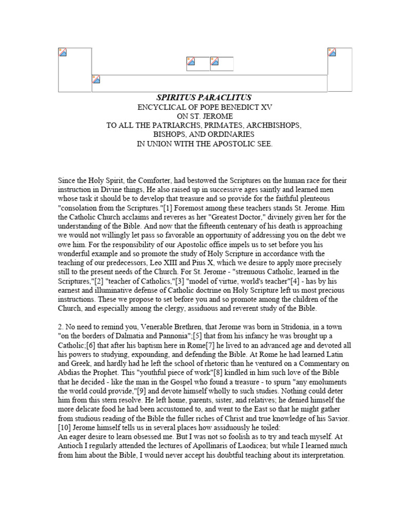 On St Jerome Pdf Bible Catholic Church