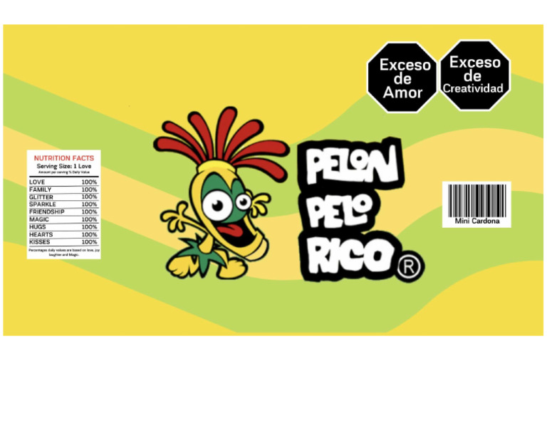 Etiqueta Pelon Pelo Rico | PDF