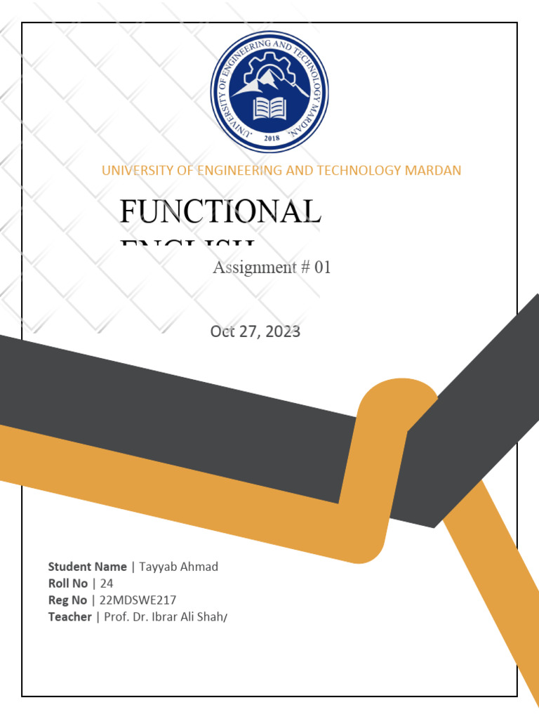 Beautiful Front Page | PDF