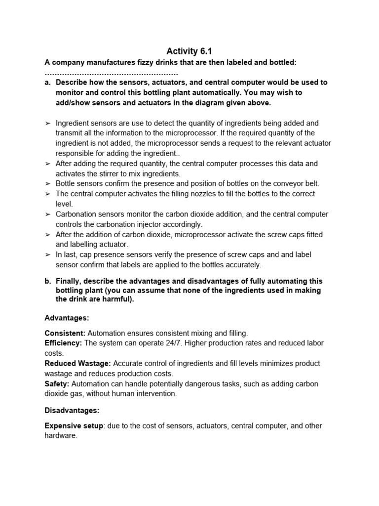 Solutions Book Activity 6.1 To 6.7 | PDF | Automation | Weather