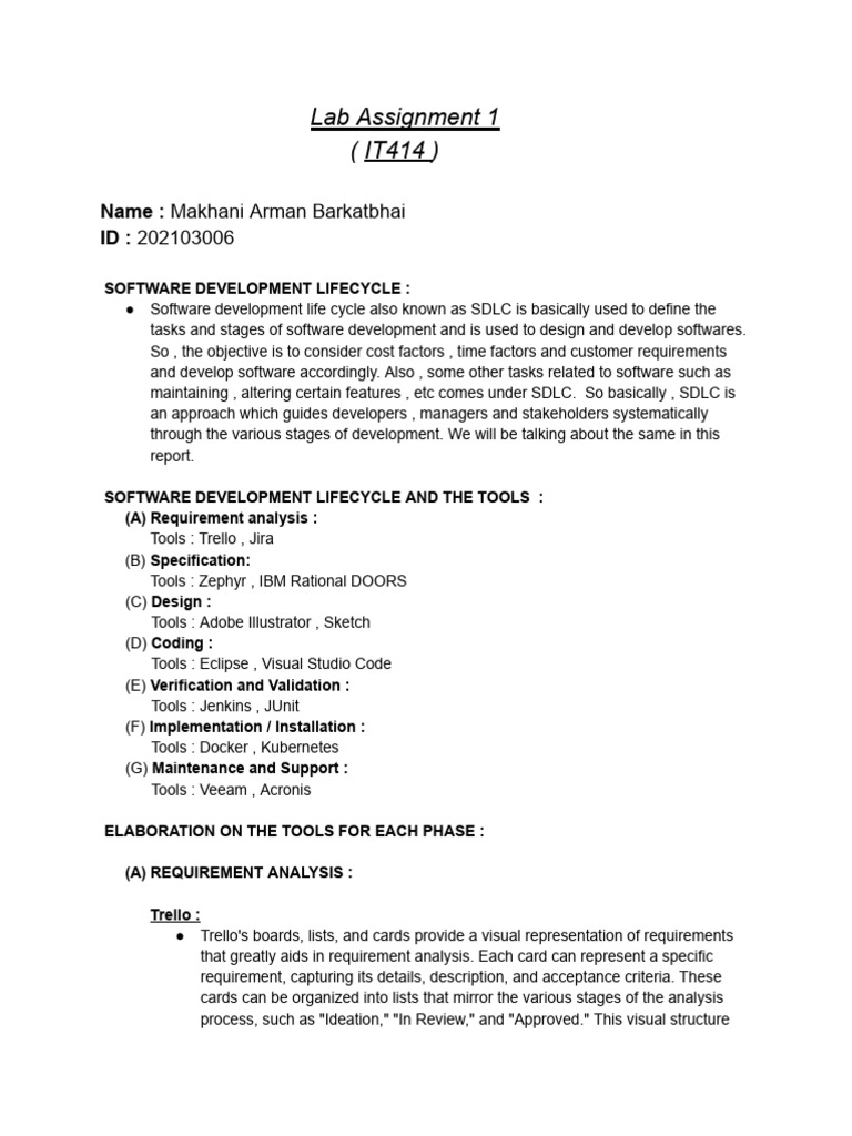 Lab 1 It414 Pdf Adobe Illustrator Eclipse Software