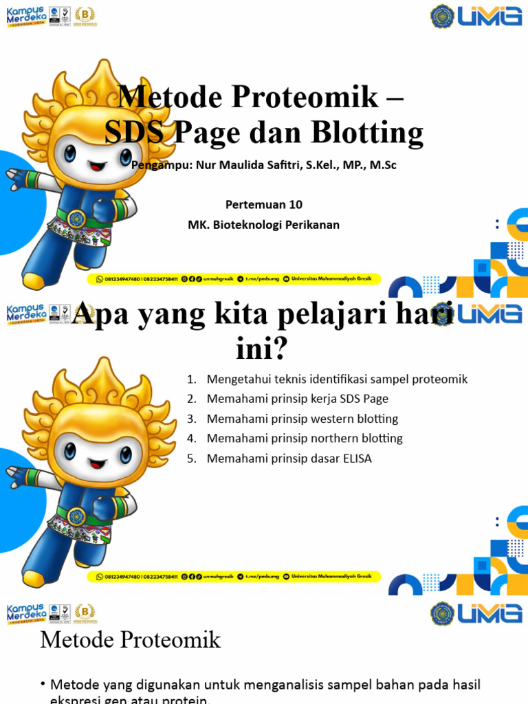 Biotek 10 - Metode Genomik - SDS Page Dan Blotting | PDF