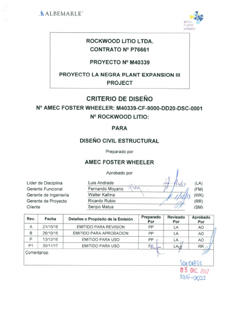 M40339-CF-9000-DD20-DSC-0001 Civil Estruct. Design Criteria | PDF ...
