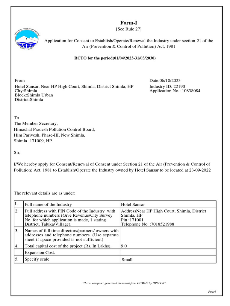 Form Air | Download Free PDF | Incineration | Exhaust Gas