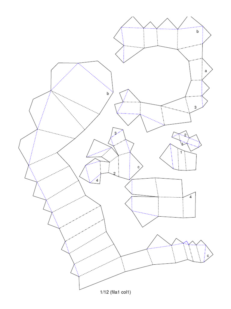 Plantillas de Springtrap para Papercraft | PDF