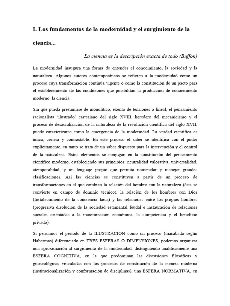 Los Fundamentos de La Modernidad | PDF | Revolución científica ...